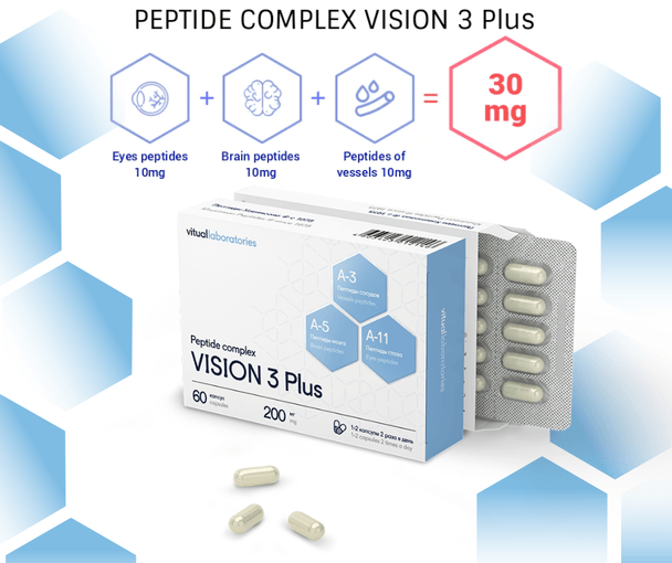 Vision 3 Plus - Visual System Peptide Complex – Firma-vita